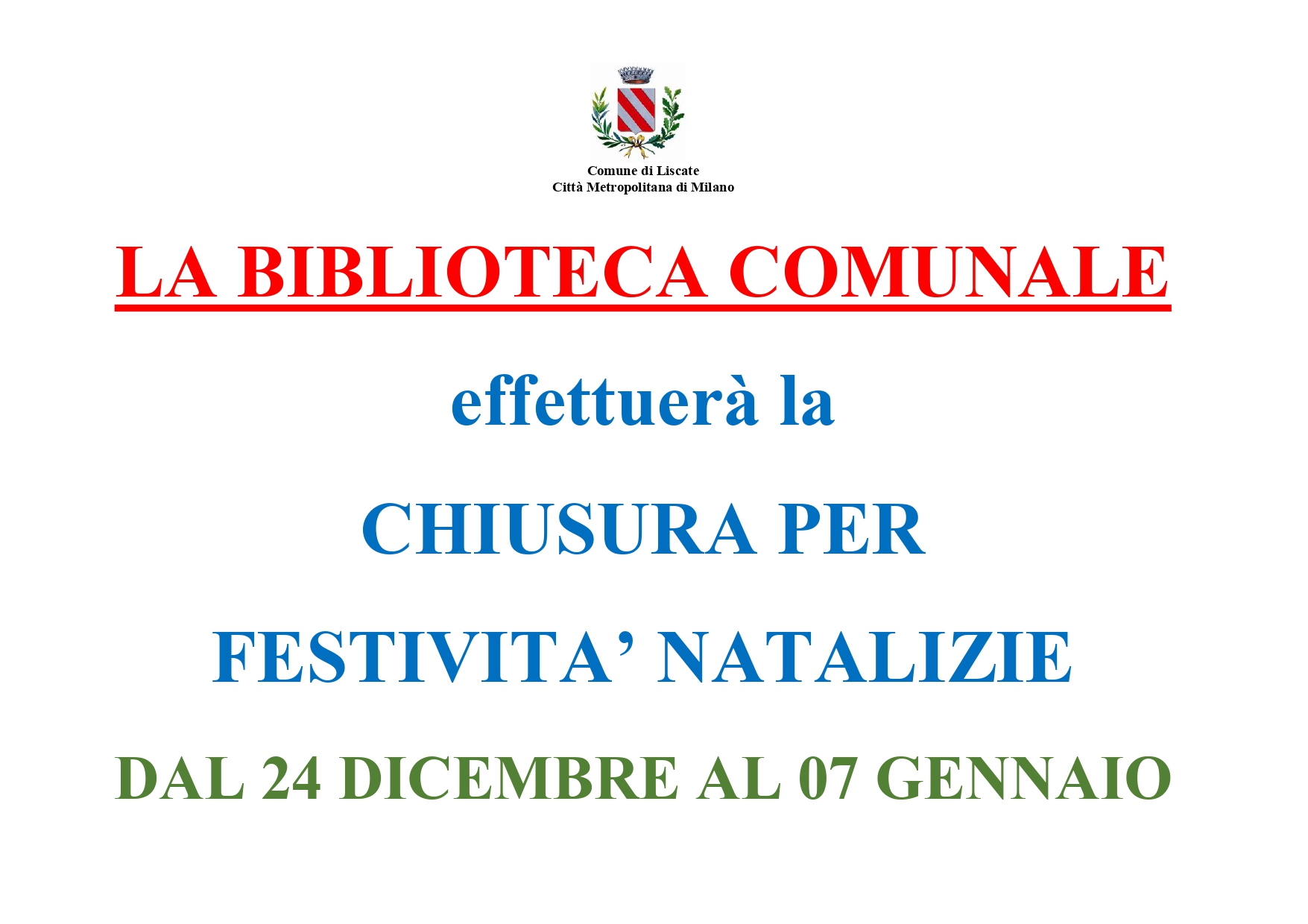 Comune di Liscate - Città metropolitana di Milano : Comune di Liscate