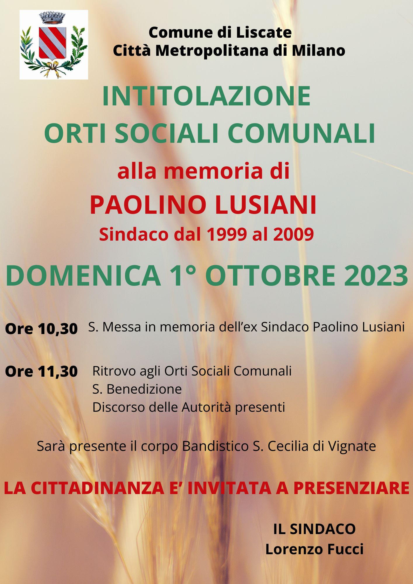 Comune di Liscate - Città metropolitana di Milano : Comune di Liscate