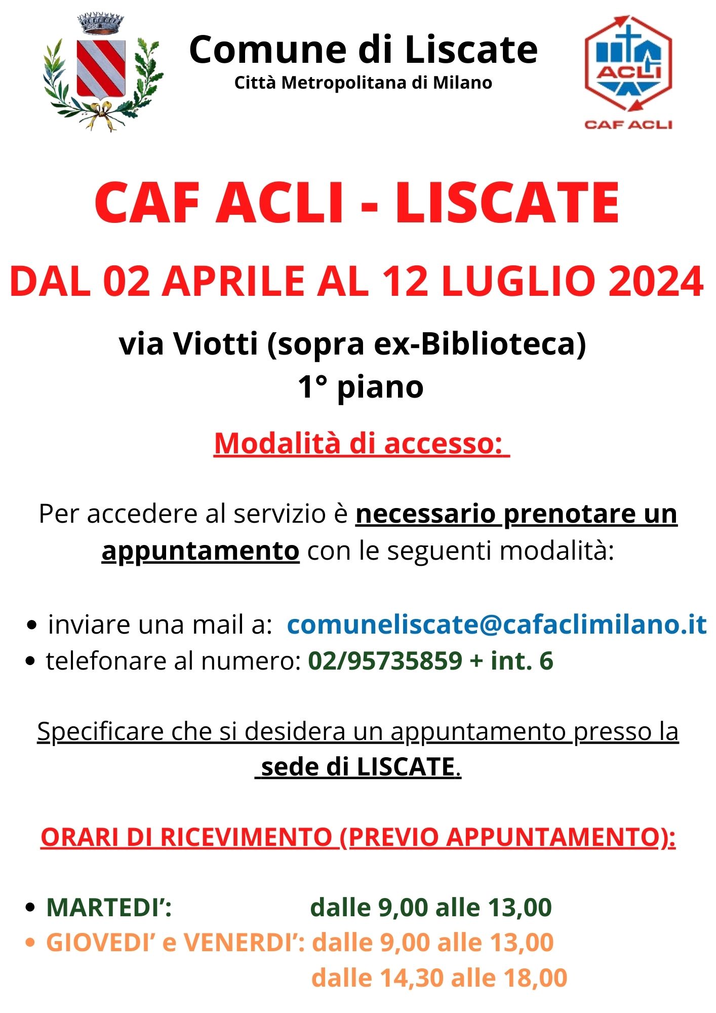 Comune di Liscate - Città metropolitana di Milano : Comune di Liscate
